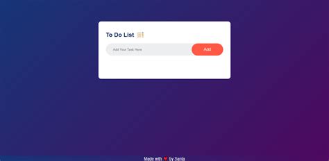 GitHub SayantanD To Do List WebApp To Do List