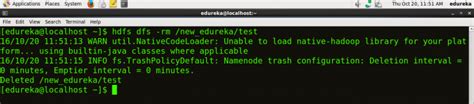 Hdfs Commands Hadoop Shell Commands To Manage Hdfs Edureka