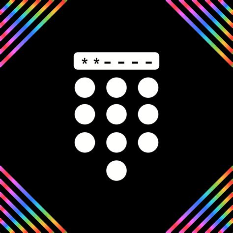 Passcode Lock Vector Icon 28081483 Vector Art At Vecteezy