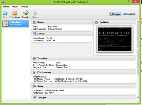Ria Prakosa Cara Instal Dan Setting Mikrotik Router Os Pada Virtualbox