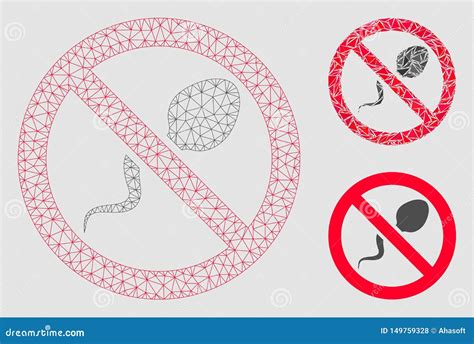 Contraception Vector Mesh 2d Model And Triangle Mosaic Icon Stock Vector Illustration Of