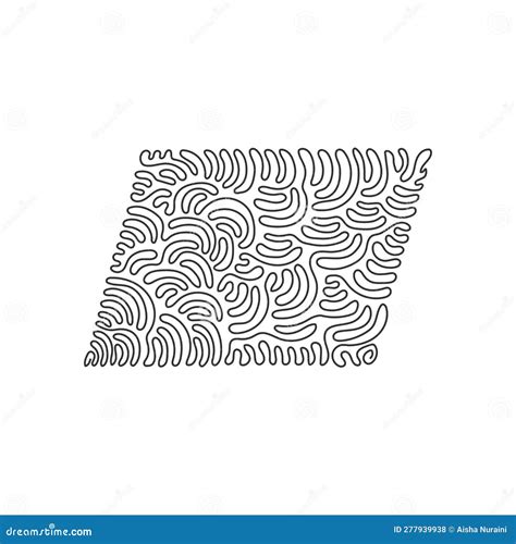 Parallelogram Icon Vector Geometric Square Rectangle Line Shape Silhouette