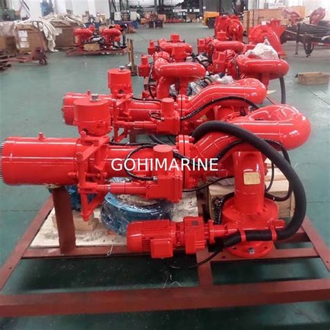 CCS Approved 600m3 H One Quater Marine External Fire Fighting FiFi System