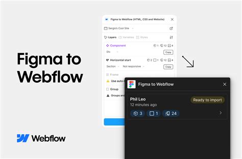 Figma To Webflow App Webflow Apps And Integrations