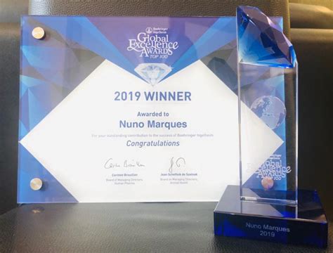 Nuno Marques On Linkedin Its A Great Pride To Receive This Award Which Is Not Only Mine It