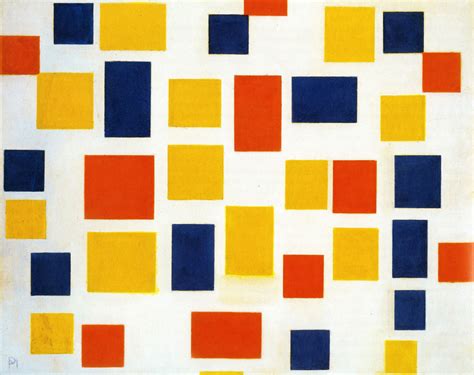 Piet Mondrian Composition With Colour Planes 1