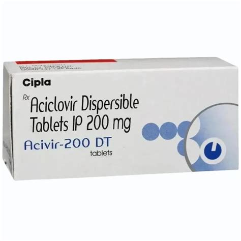 200mg Aciclovir Tablets 400mg At ₹ 110stripe In Nagpur Id