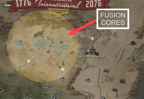 Fallout 76 Fusion Core Crafting Spawn Loot