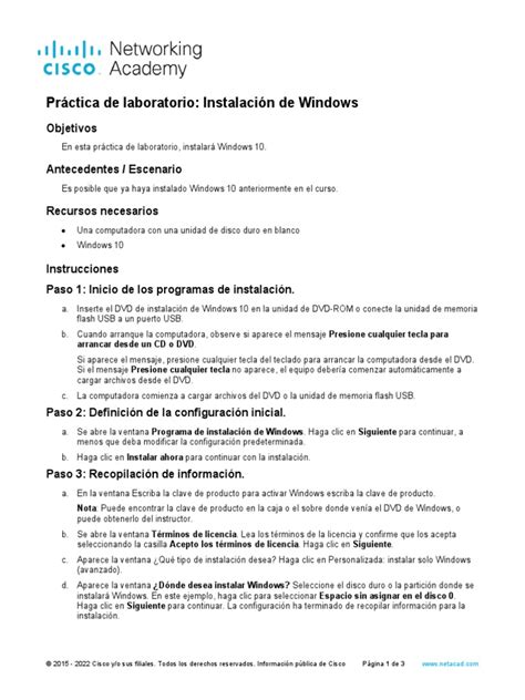 10311 Lab Windows Installation Pdf