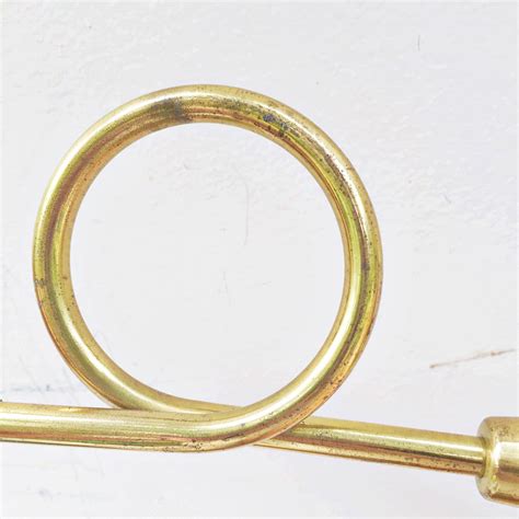 Vintage Brass Decorative Bugle Candleholder Brass Horn Vintage Brass