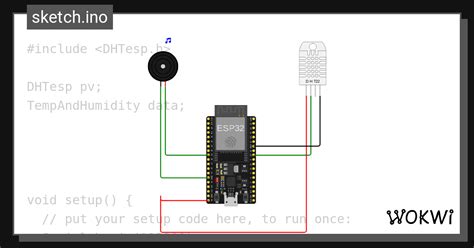 Project Dht Buzzer Wokwi Esp32 Stm32 Arduino Simulator