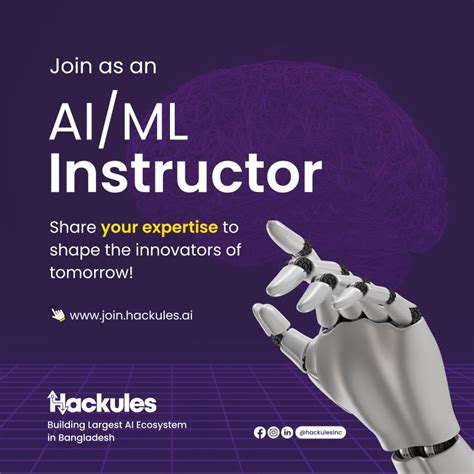 Hackules Inc On Linkedin Hiring Hackules Trainer Instructor Ai