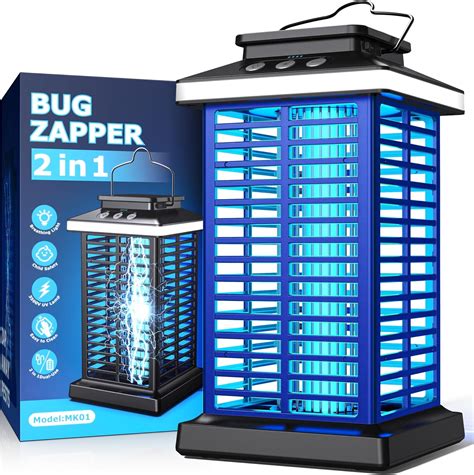 Bug Zapper Outdoor Mosquito Zapper 2 In 1 Portable