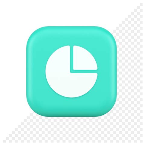 Premium Psd Diagram Pie Circle Chart Piece Section 3d Realistic Icon