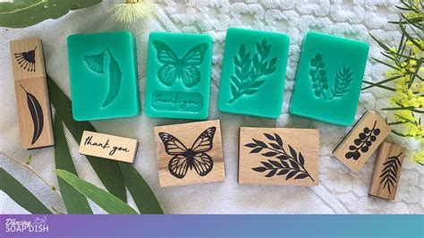 How To Create Custom Soap Designs Using Rubber Stamps Tweak Of The
