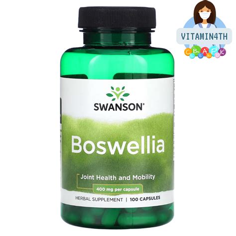 Swanson Boswellia 400 Mg 100 Capsules Th