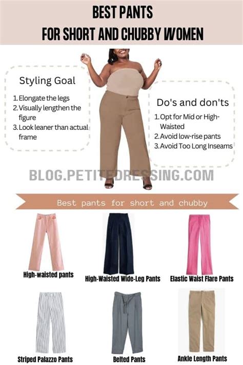 The Pant Guide For Short And Chubby Women