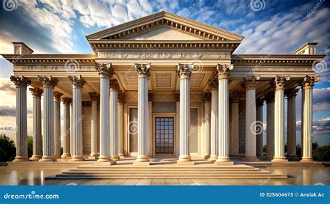Pillars Of History A Masterpiece Of Classical Design Generative Ai Neural Artwork Royalty Free