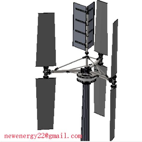 Vertical Axis Wind Turbine New Design Installation