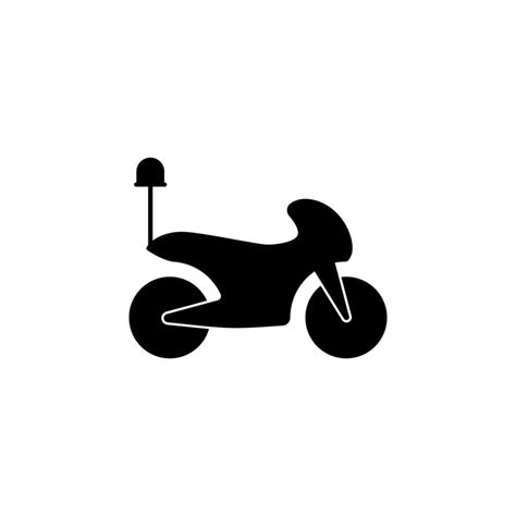 Motorcycle Police Vector Icon Illustration 23197985 Vector Art At Vecteezy