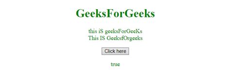 Comparez Les Strings Insensibles à La Casse En Javascript Stacklima