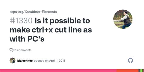 is it possible to make ctrl x cut line as with pc s · issue 1330 · pqrs org karabiner elements