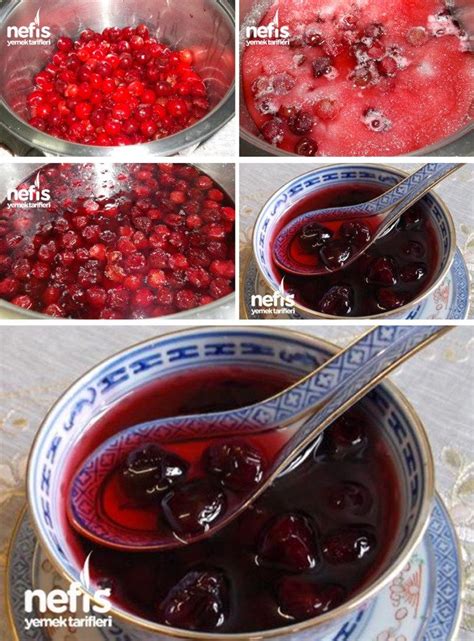 Vişne Reçeli Yapımı Nefis Yemek Tarifleri Yemek Tarifi Evde Konserve Meyve Salatasi
