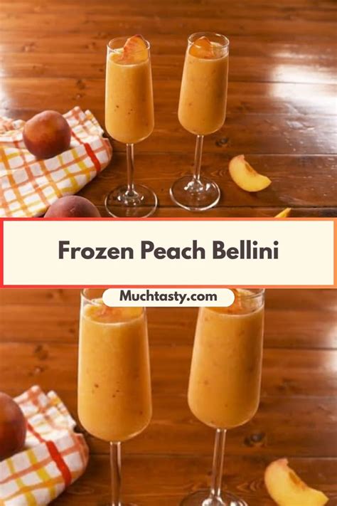 Frozen Peach Bellini