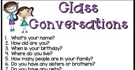 Class Conversation Starterspdf