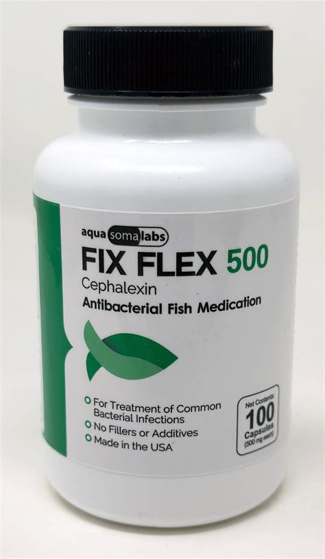 Fix Flex 500 500mg Cephalexin 100 Count Efishmox