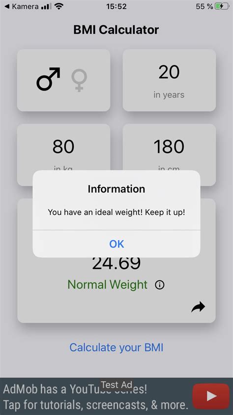 Bmi Calculator React App Template By Delisolutions Codester