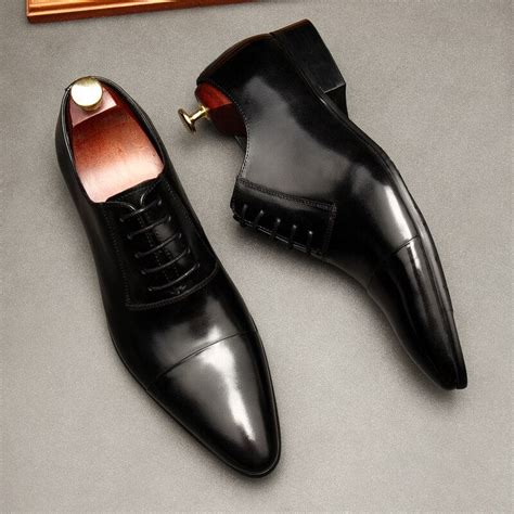 Adigano Red Bottom Sole Leather Oxford Shoes For Men Luxury