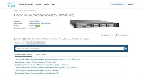 Cisco Secure Malware Analytics Appliance Administrator Guide Version 2 19 Introduction Cisco