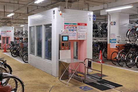 葛西駅駐輪場 サイクルツリー 機械式駐輪場 cycle tree JFEエンジニアリング
