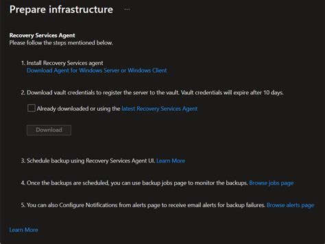 Configure File And Folder Backups Follow Along Az 104 Mfk Labs