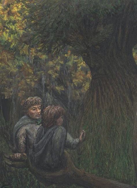 Merry And Pippin Meet Treebeard