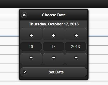 JQuery Date And Time Picker Plugin For JQuery Mobile DateBox Web Resources