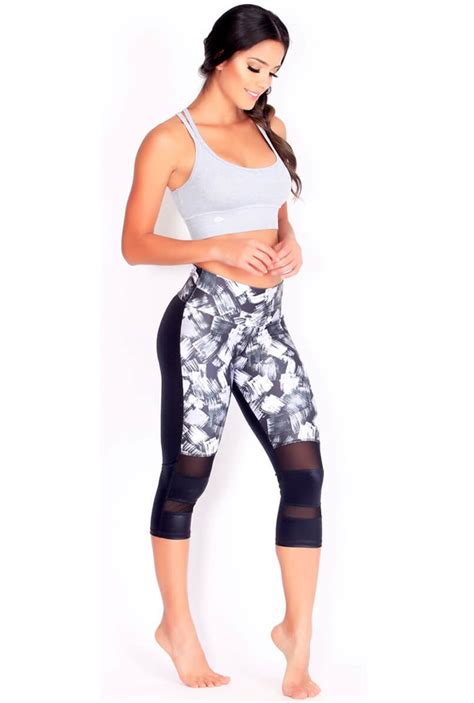 Protokolo 2881 Capri Women Fitness Apparel Workout Exercise Wear Sports Clothing Activewear