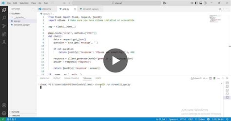 Ai Genai Ollama Gemma Python Streamlit Opensource Chatbot