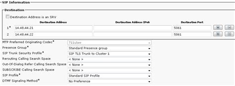 cucm sip trunk tls configuration and troubleshooting cisco community