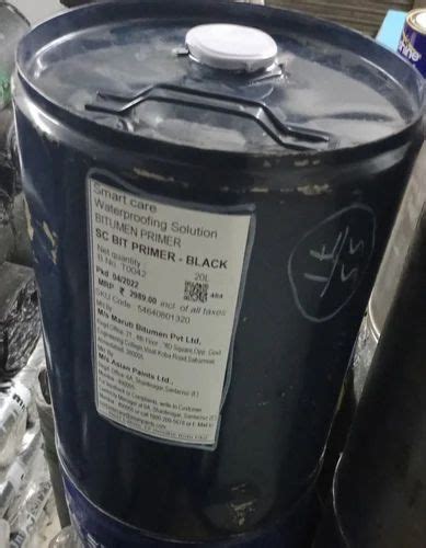 Black Waterproofing Bitumen Primer For Waterproof Solvent At ₹ 110