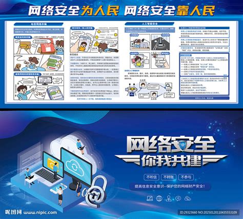 国家网络安全宣传周设计图 展板模板 广告设计 设计图库 昵图网