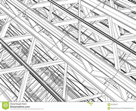 Abstract Construction Structure Vector Illustration 55160137 Vector Illustration Abstract Vector