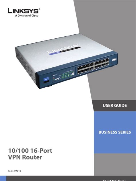 Pdf Router Cisco Rv016 Dokumen Tips