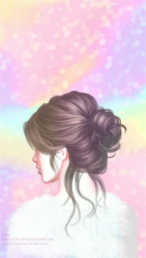 Girl Cartoon Iphone Wallpapers Wallpaper Cave