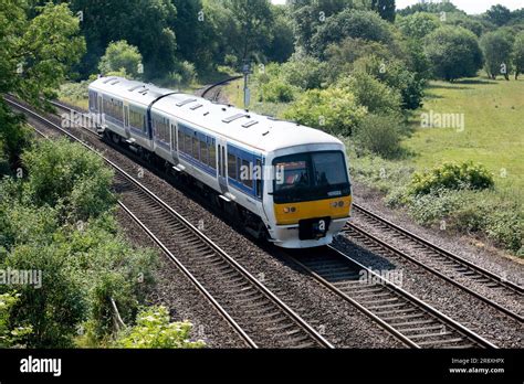 A Chiltern Railways Class 165 Diesel Train At Hatton North Junction Warwickshire Uk Stock