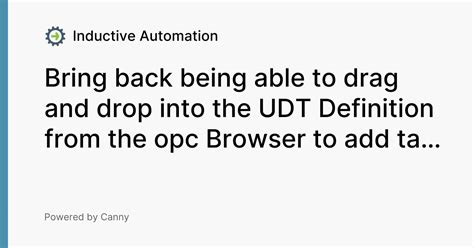 bring back being able to drag and drop into the udt definition from the