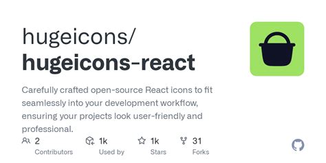 Github Hugeiconshugeicons React Carefully Crafted Open Source React