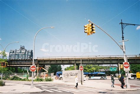 신호등 뉴욕 횡단보도 길거리 표지판 사진 이미지 일러스트 캘리그라피 Yeun작가