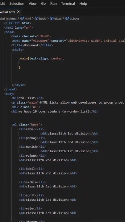 Html List Order List Unorder List Codeacademy Learnhtml Codinglife Youtube